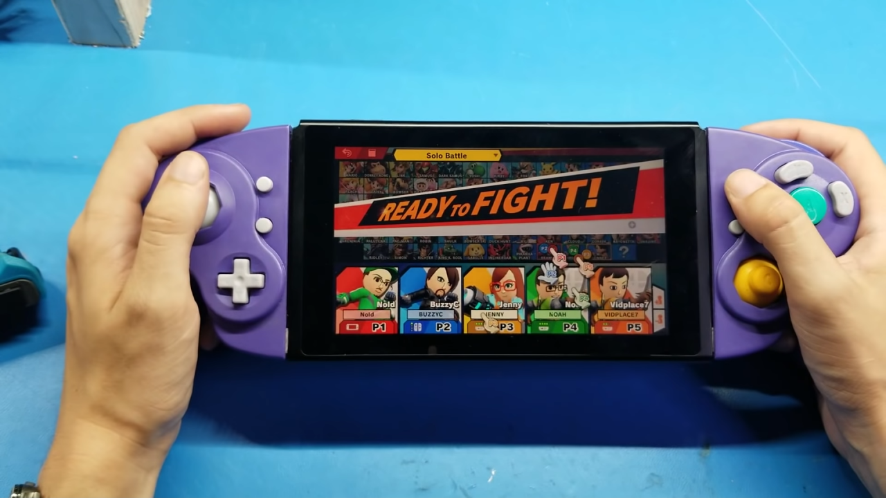 Modder Maakt Zijn Eigen Gamecube Joy Cons Voor De Switch
